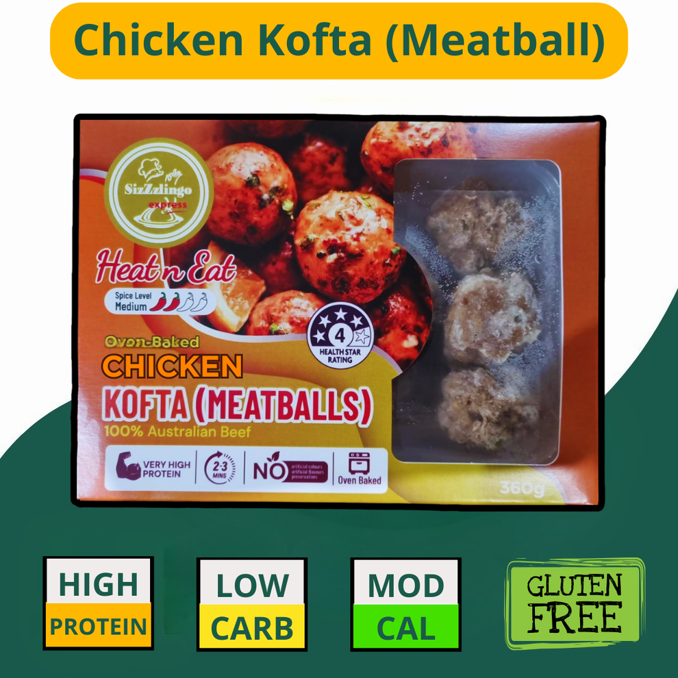 Chicken Kofta (Meatball) 360g (Fully cooked, Frozen) – SizZzlingo Express